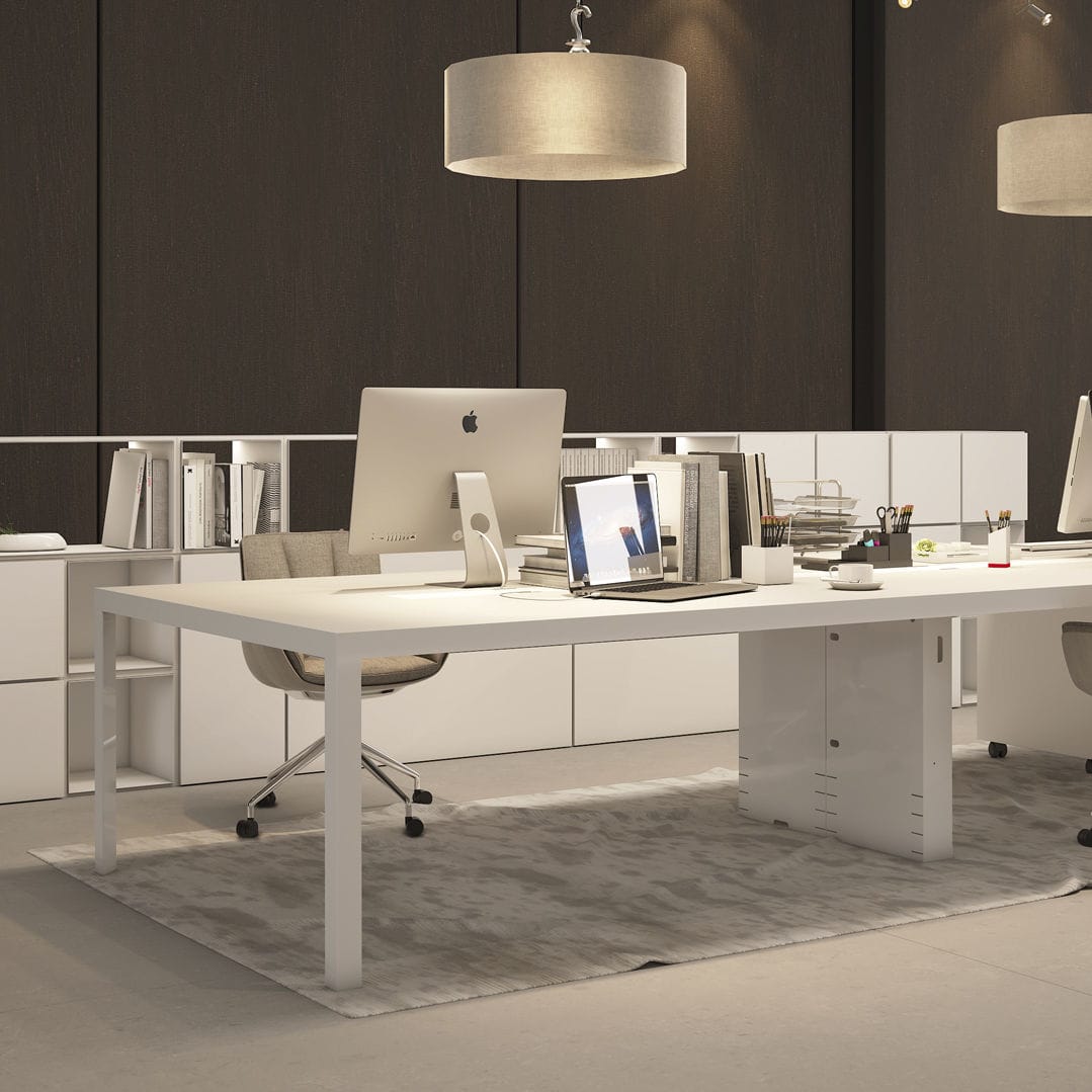 Workstation desk - FOUR - SOTUBO - free-standing / 2 person / 2-4 person