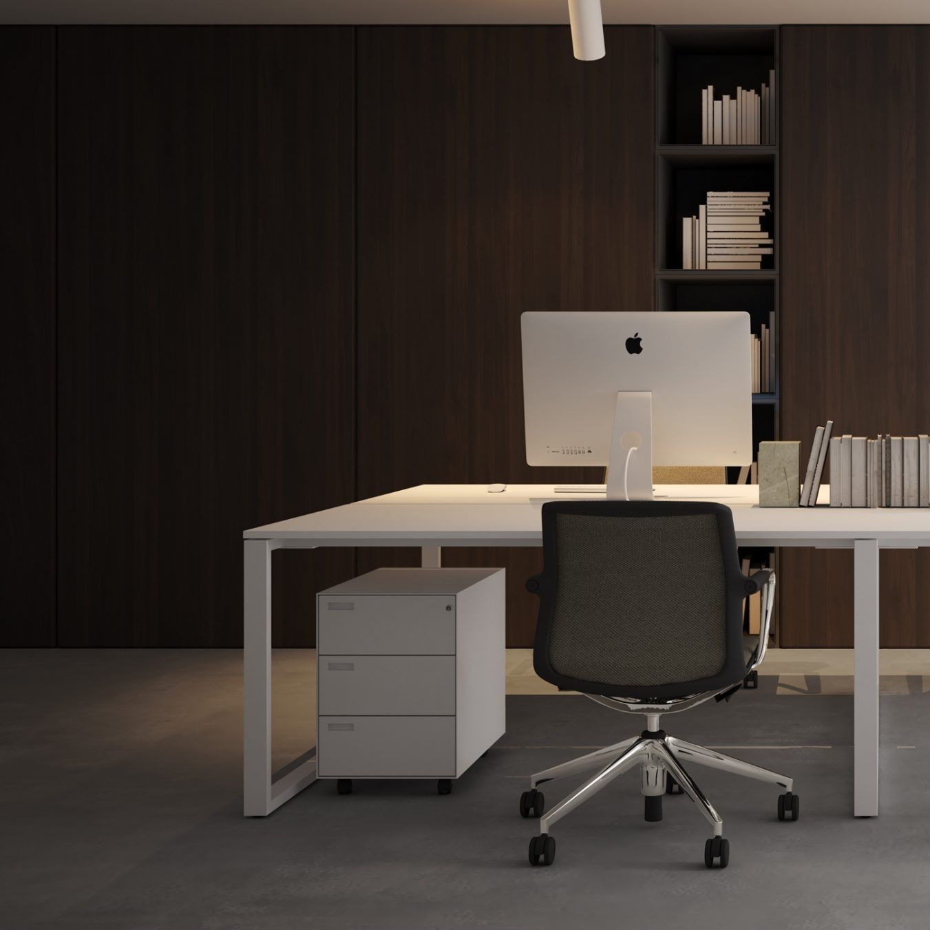 Wooden office unit - QUADRA 2 - SOTUBO - 2-drawer / 3-drawer / key type