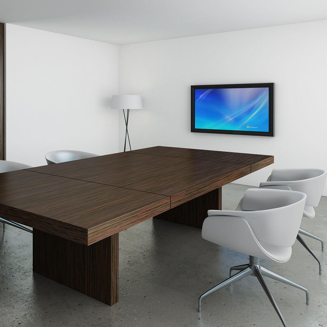 Contemporary boardroom table - ERYS - SOTUBO - wooden / wooden base / rectangular