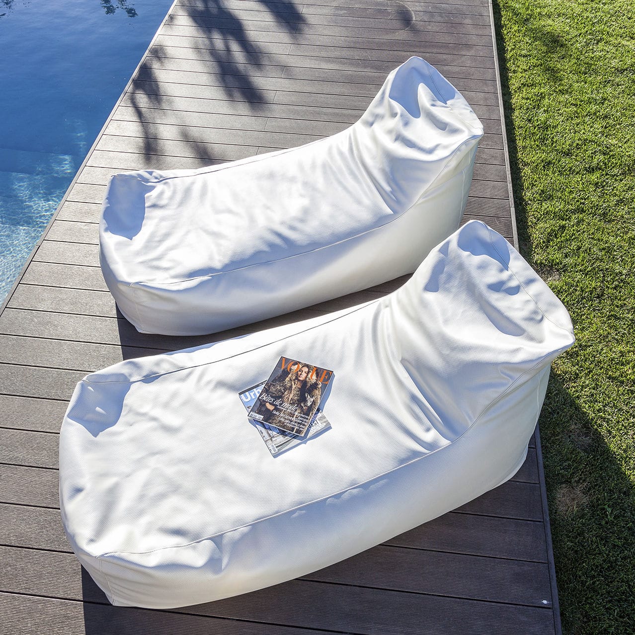 Contemporary sun lounger - PUFF - SIT Urban Design - composite material ...