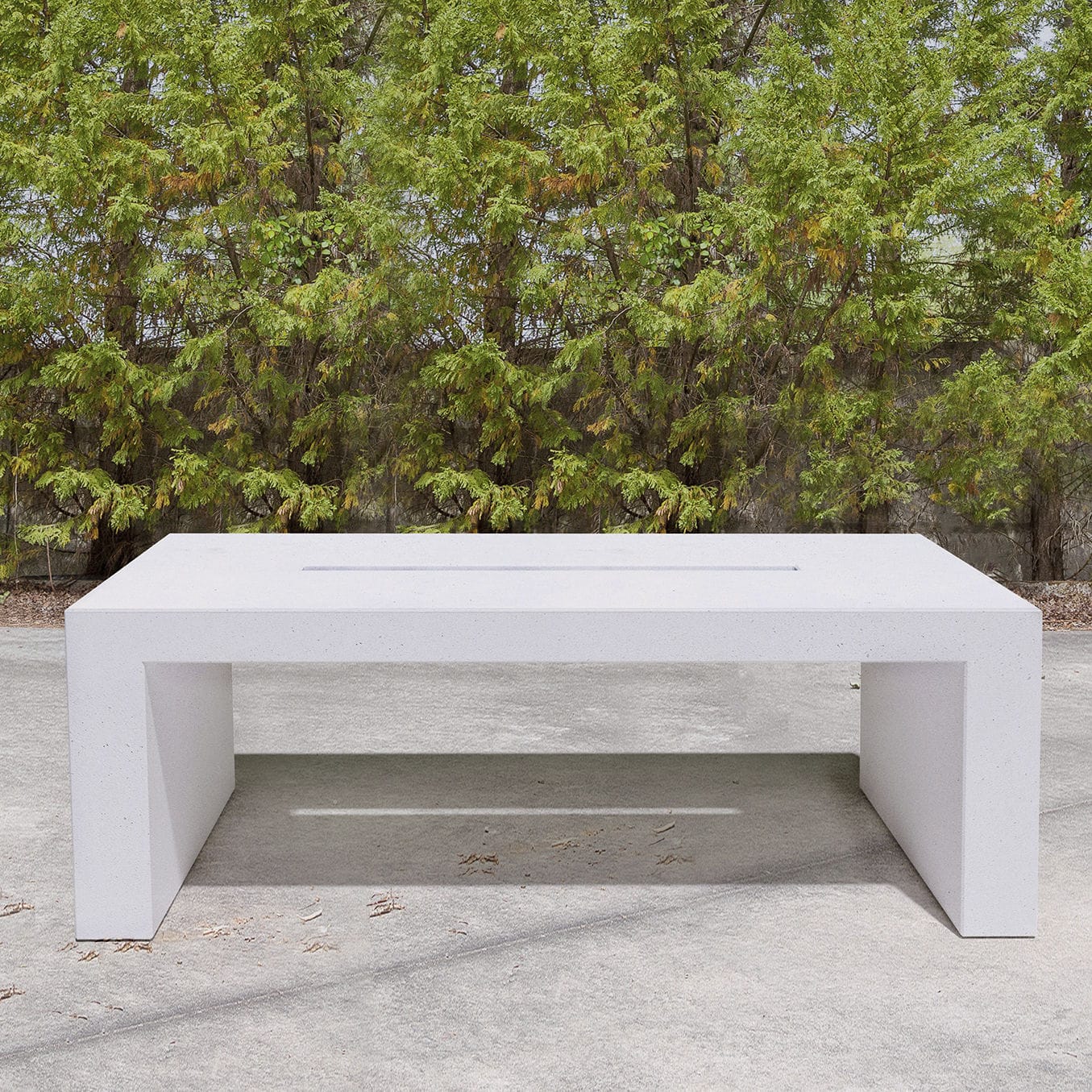 Contemporary table - LINE: 361 - SIT Urban Design - concrete / concrete ...