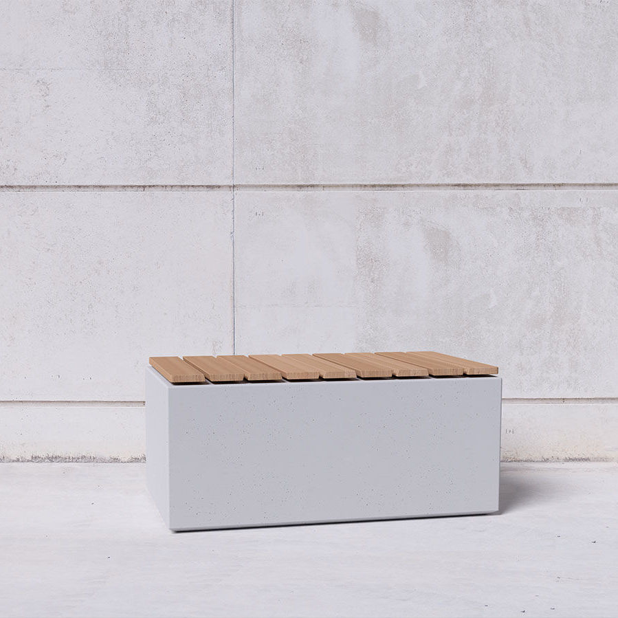 Contemporary public bench - Box to Box 112 W - SIT Urban Design ...
