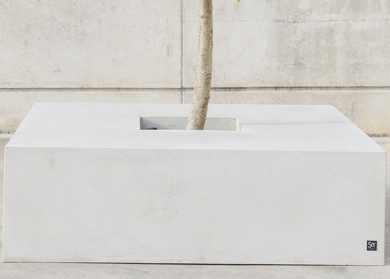 Contemporary public bench - Square 216 - SIT Urban Design - fiberglass ...