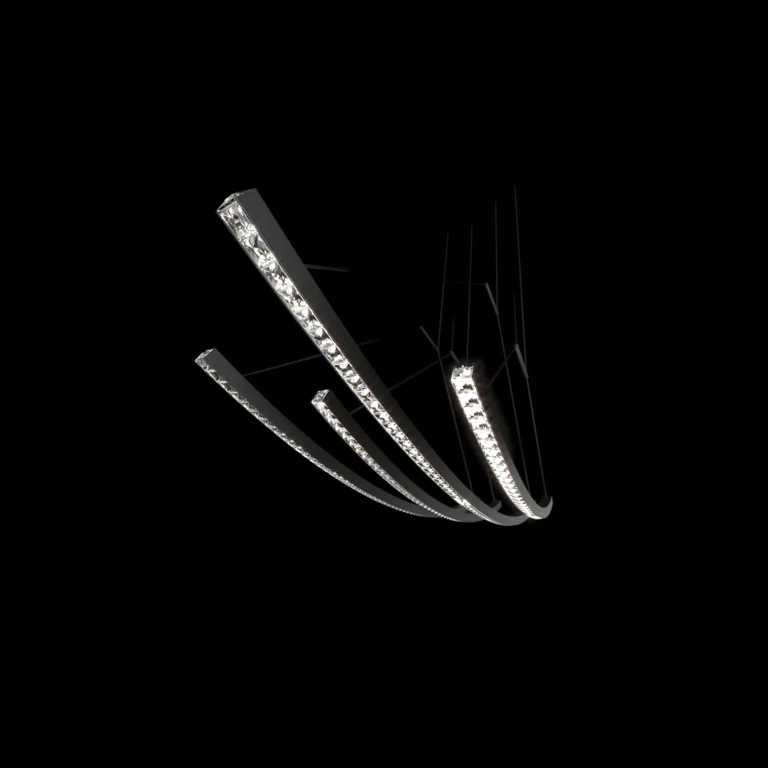 Contemporary chandelier - FINELINE - Manooi - crystal / Swarovski ...