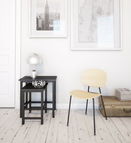 Contemporary chair - TONDINA Wood - Infiniti - indoor / fabric / oak