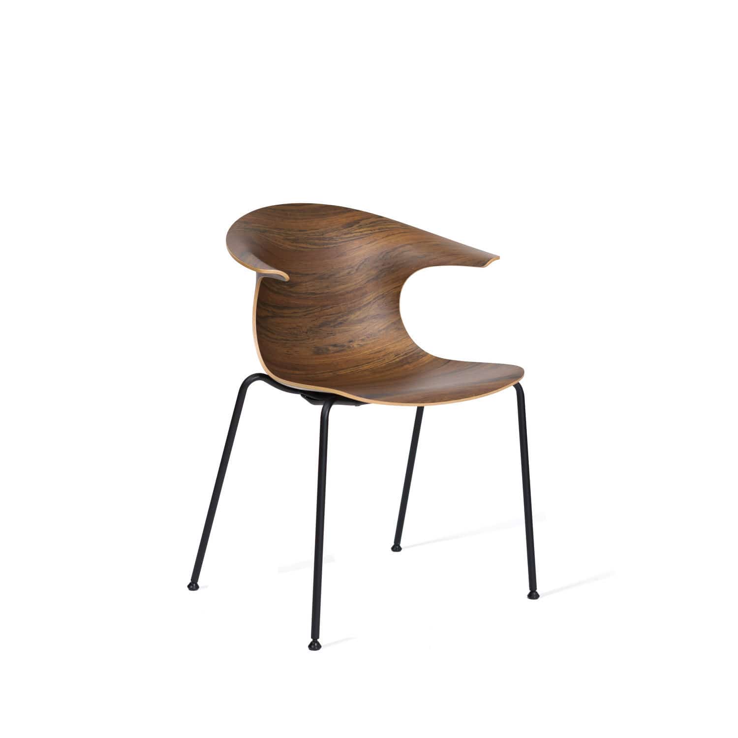 Contemporary chair - LOOP 3D - Infiniti - indoor / bentwood / chrome ...