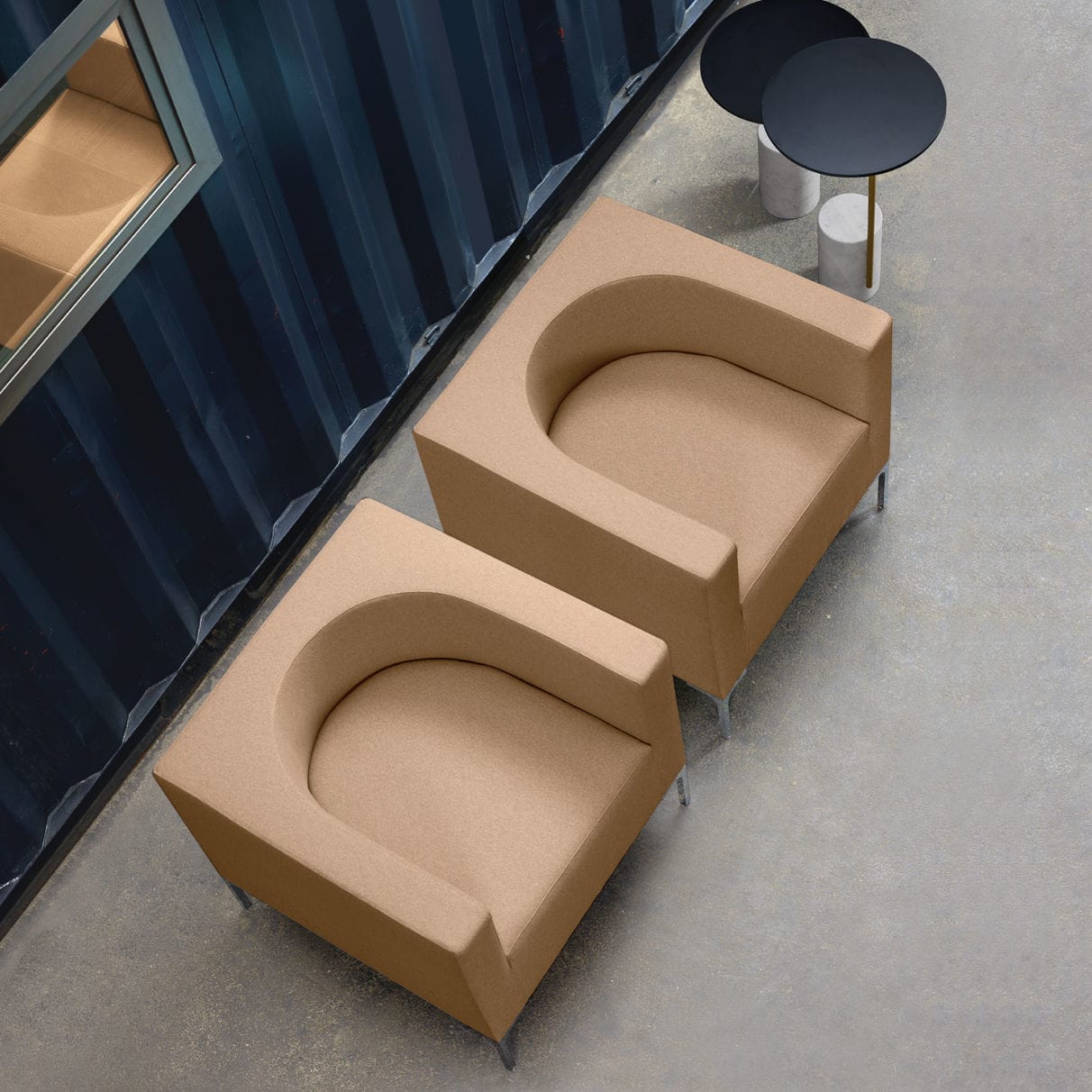 Modular sofa - HUB - Quinti. - contemporary / fabric / with armrests