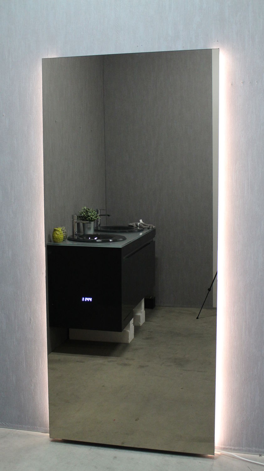 Wall-mounted mirror - BEDSIDE - Biselarte - free-standing / contemporary / rectangular