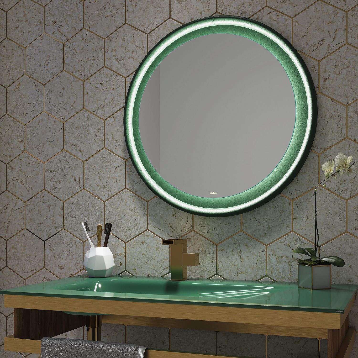 Wall-mounted bathroom mirror - LOFTY - BISELARTE - for hotel / for hotel rooms / contemporary