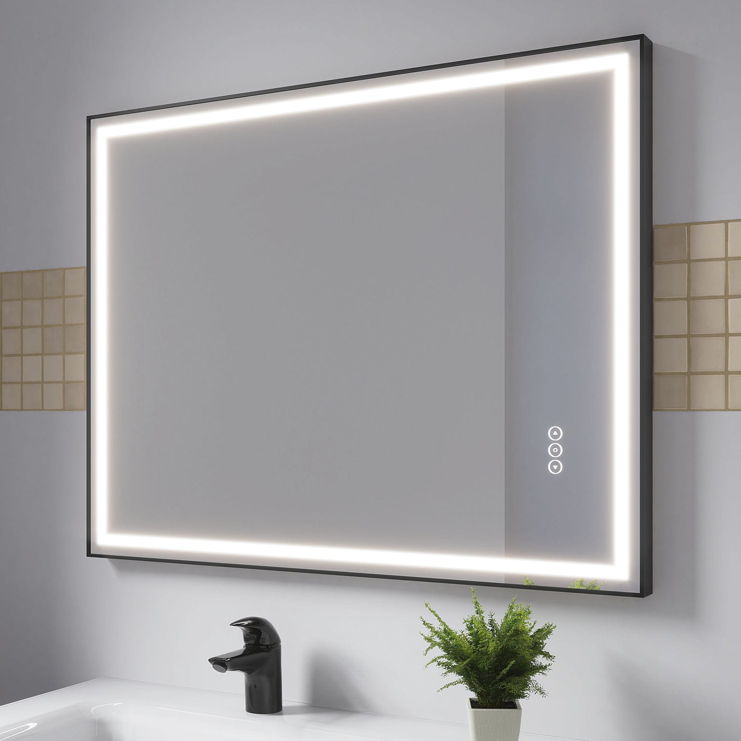 Wall-mounted bathroom mirror - ELEGANCE - BISELARTE - for hotel / for hotel rooms / contemporary
