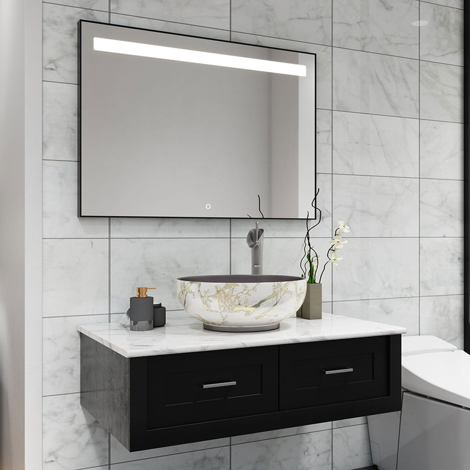 Wall-mounted bathroom mirror - CLASSIC - BISELARTE - for hotel / for hotel rooms / contemporary