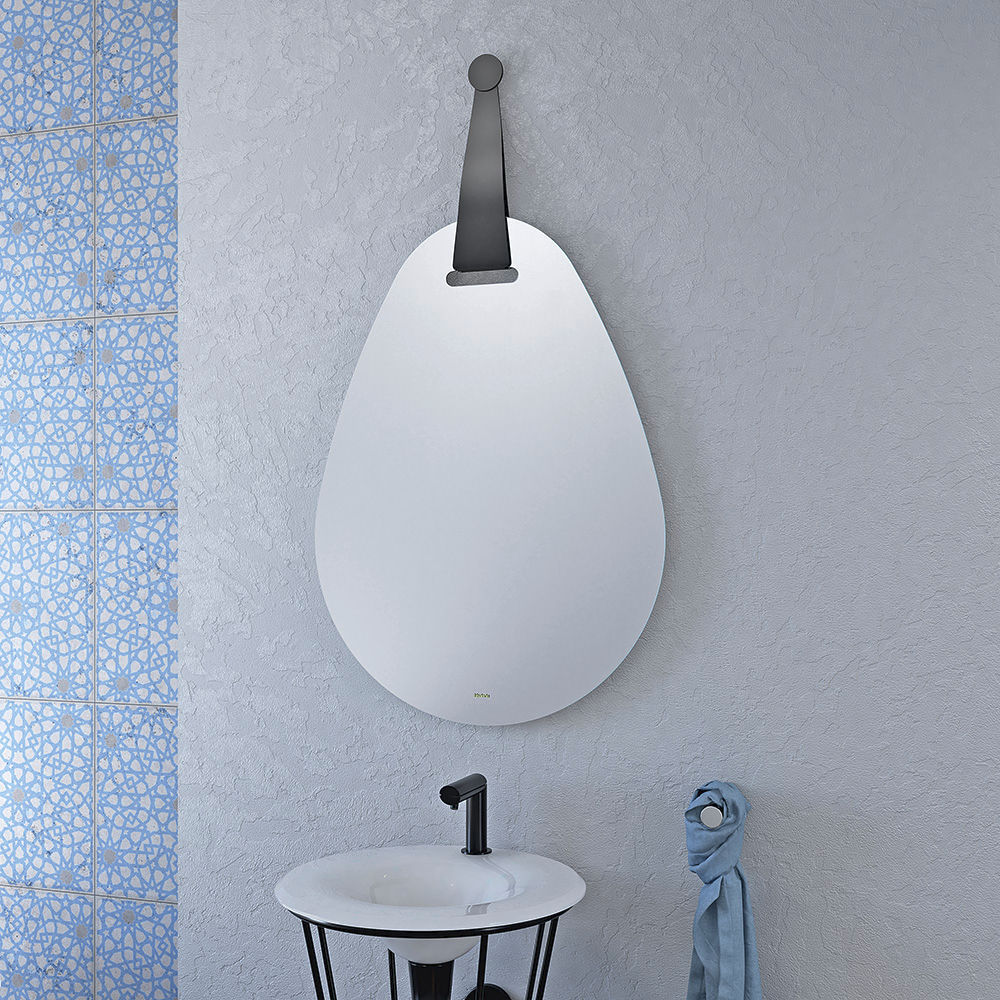 Hanging bathroom mirror - OVUM SUSPENDED SIMPLE - BISELARTE ...