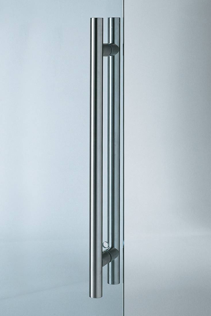 Glass door pull handle - MC10 - DIVILUX - metal / contemporary / commercial