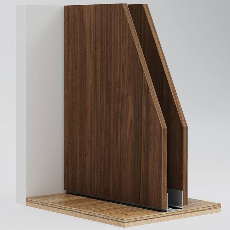 Removable partition - RITMICA® SOLID - DIVILUX - wooden / aluminum ...