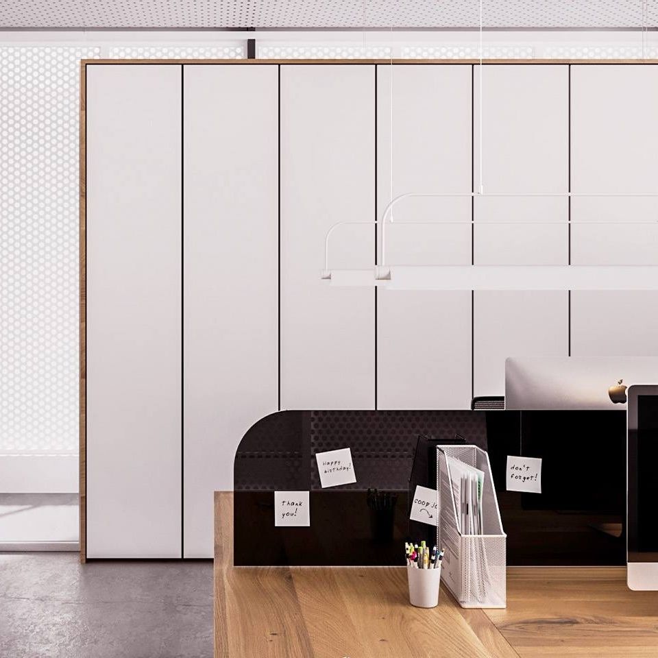 Removable partition - DIVILUX - fixed / wooden / commercial