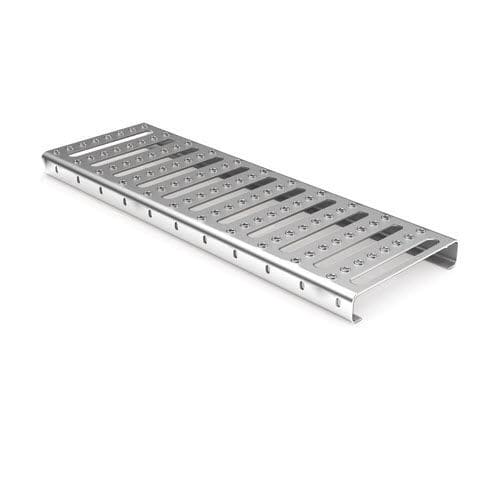 Galvanized steel step - PS-OVA - JK TECHNIC - aluminum / stainless ...