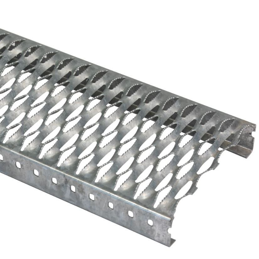 Galvanised steel step - PS-CRANT - JK TECHNIC - aluminum / stainless ...