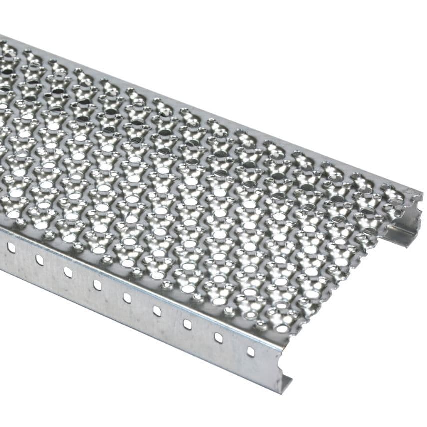 Galvanised steel step - PS-PERF - JK TECHNIC - aluminum / stainless ...