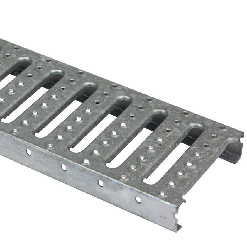 Galvanised steel step - PS-OVA - JK TECHNIC - aluminum / stainless ...