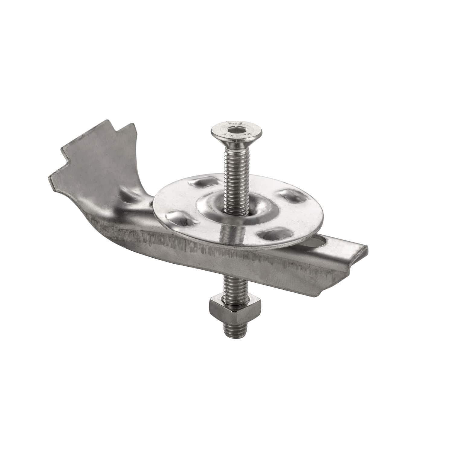 Stainless steel fastening system - JK TECHNIC - for flooring / for step ...