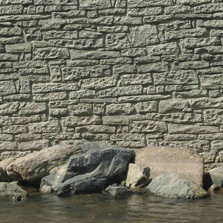 Facade form liner - MURUS ROMANUS - NOE PLAST - for retaining walls ...