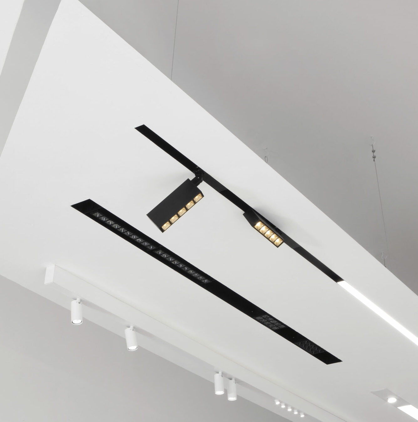 LED track light - LEVA 5 - Lucifero's - rectangular / extruded aluminum ...