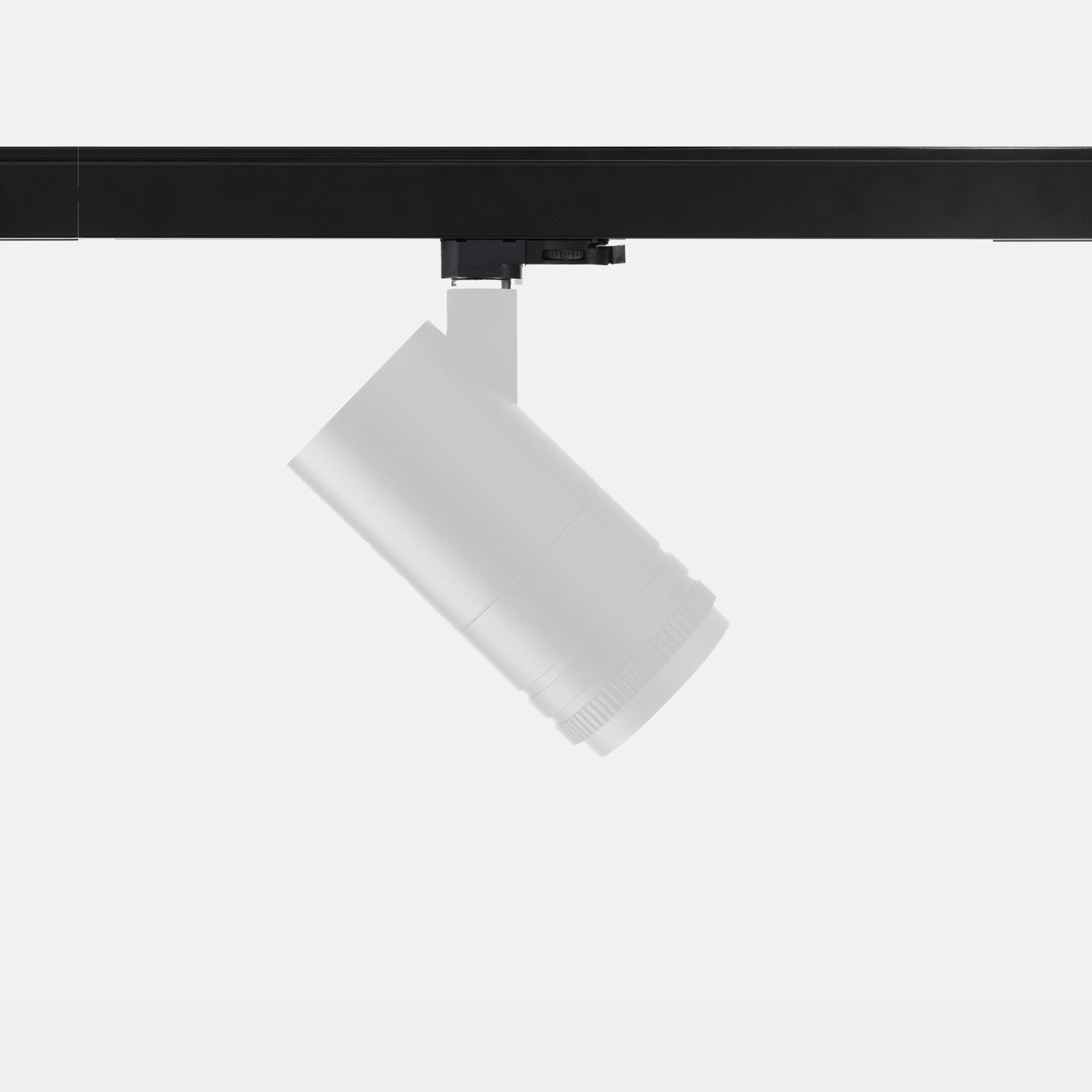 LED track light - IRIDE MINI - Lucifero's - round / cast aluminum / chrome