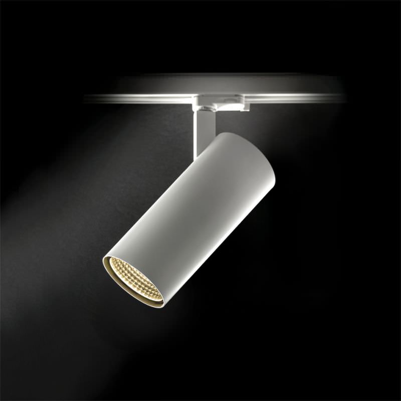 LED track light - SEMPLICE - Lucifero's - round / metal / commercial