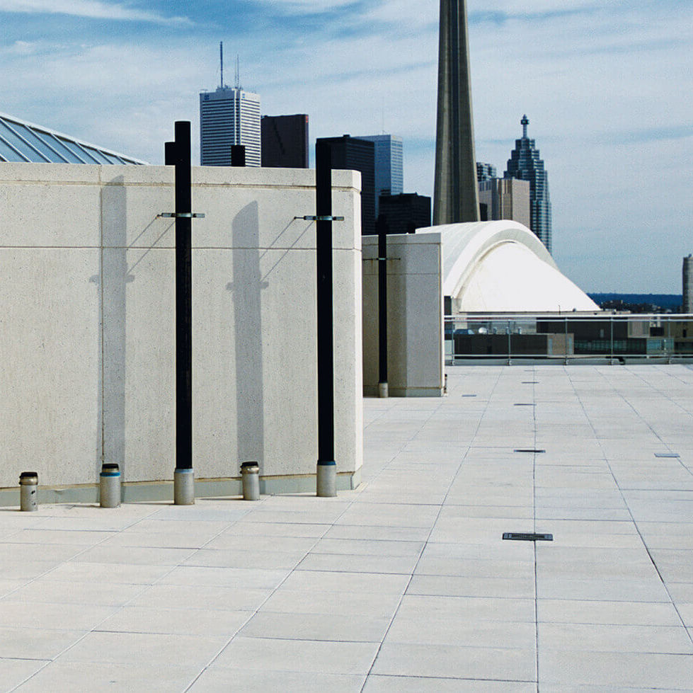 Reinforced concrete deck slab - BALLAST - Armtec - for roofs