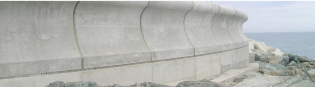 Protective barrier - concast - fixed / concrete / for public spaces