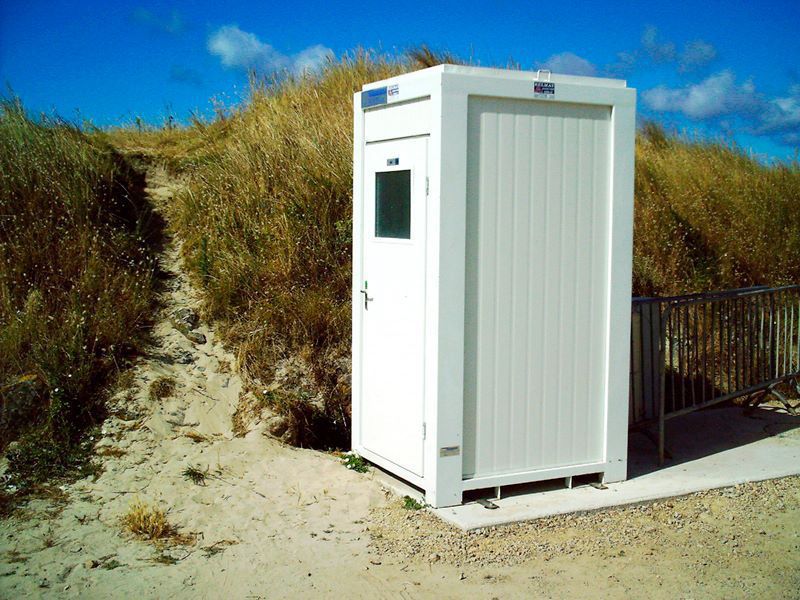 Portable toilet cabin - Containex - single