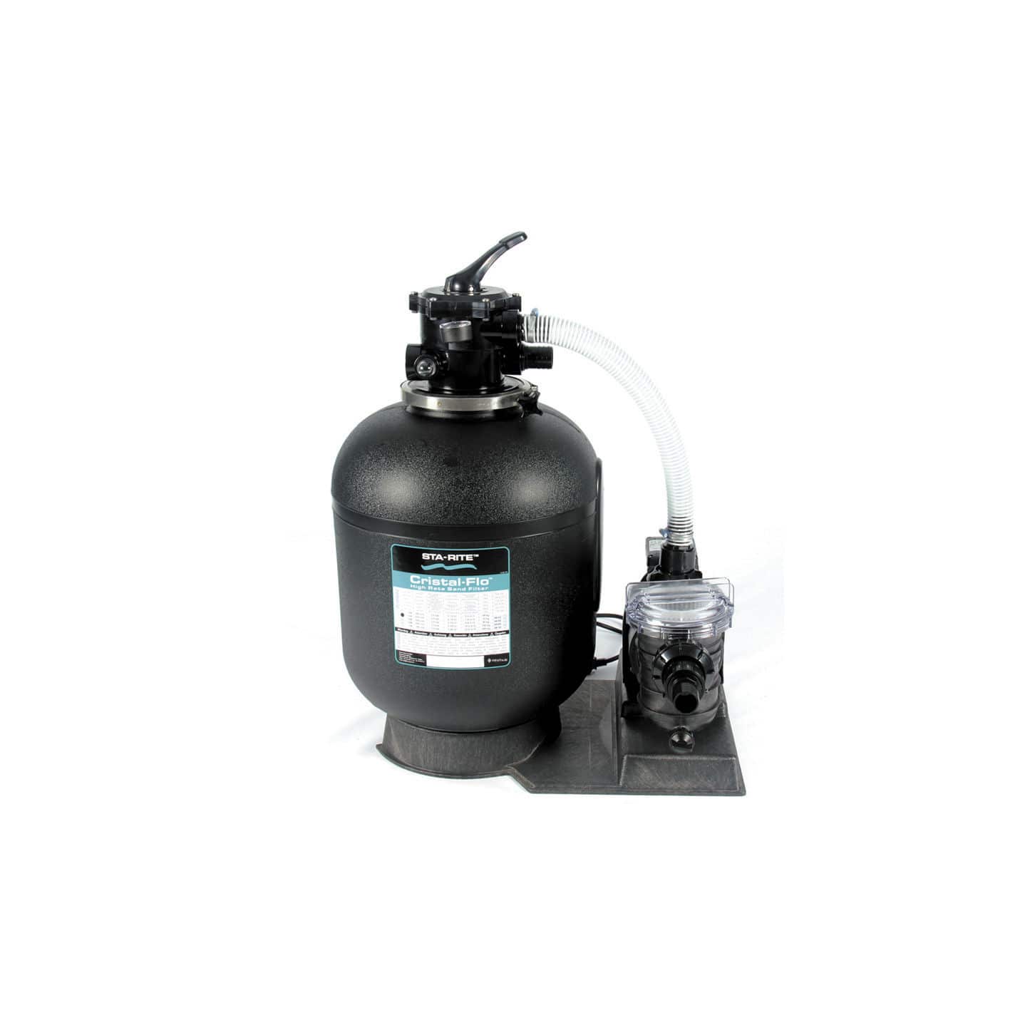 Pool filtration system - CRISTAL-FLO™ WITH SWIMMEY™ WITH PUMP - Pentair ...