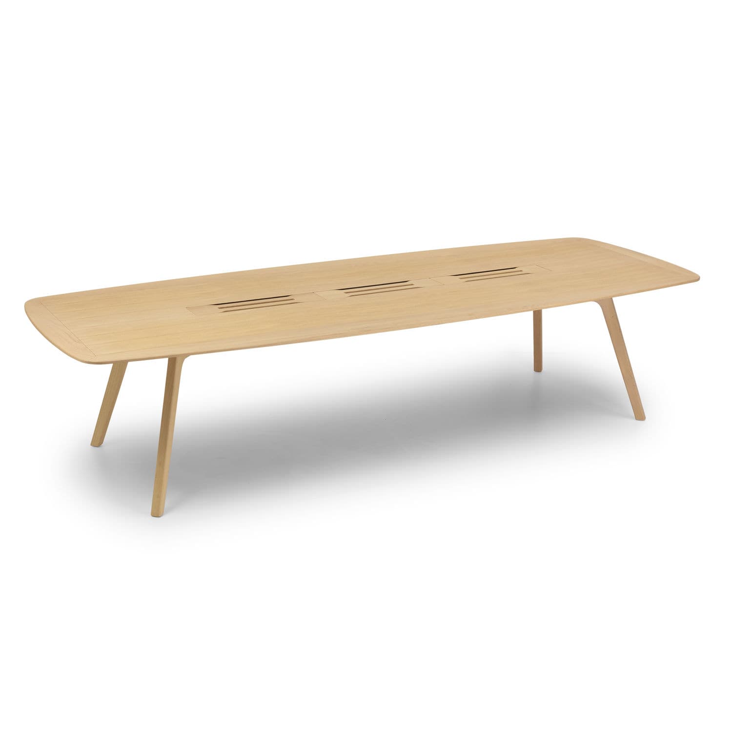 Contemporary boardroom table - WING - True Design srl - oak / walnut ...