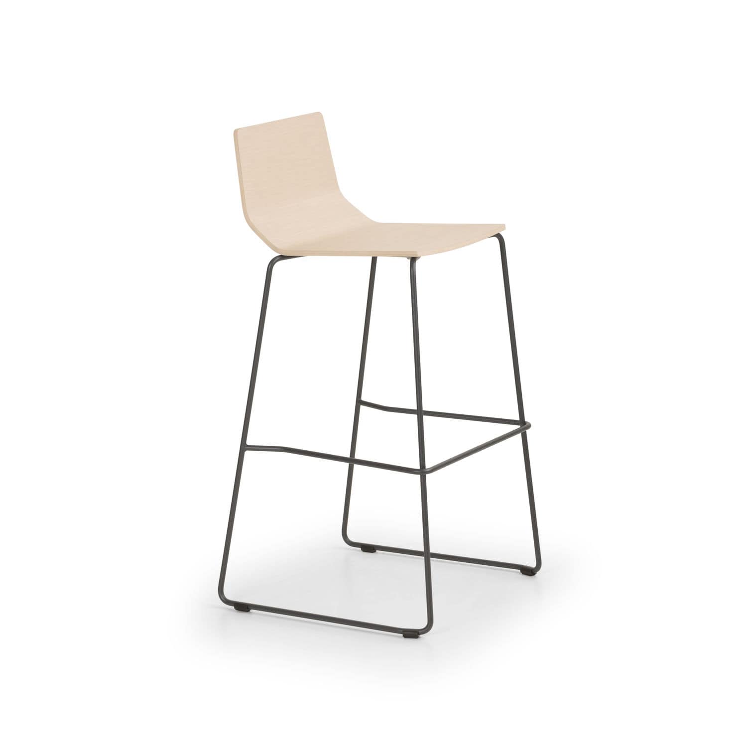 Contemporary bar chair - MARINA - True Design srl - wooden ...