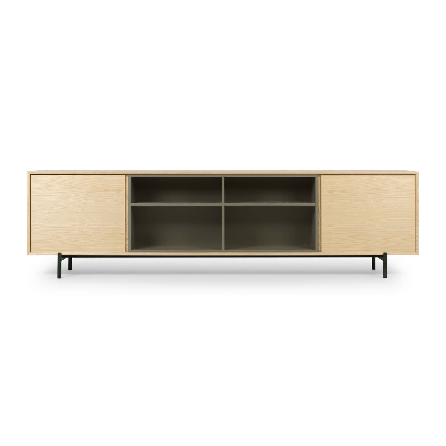 Contemporary sideboard - BLADE - True Design srl - wooden / steel ...