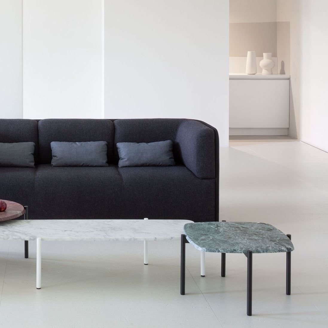 Contemporary coffee table - BLADE - True Design srl - MDF / marble ...