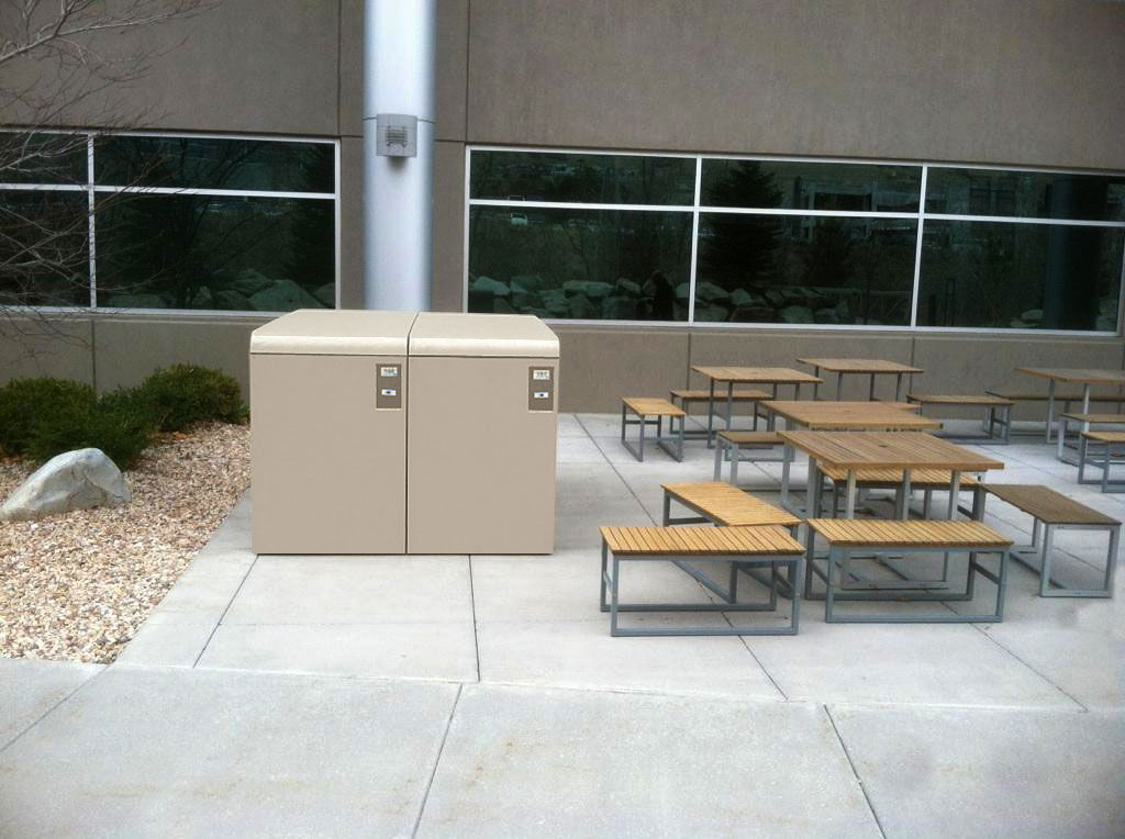 Secure cycle shelter - ECOPARK™ : STANDARD - CycleSafe - for public ...