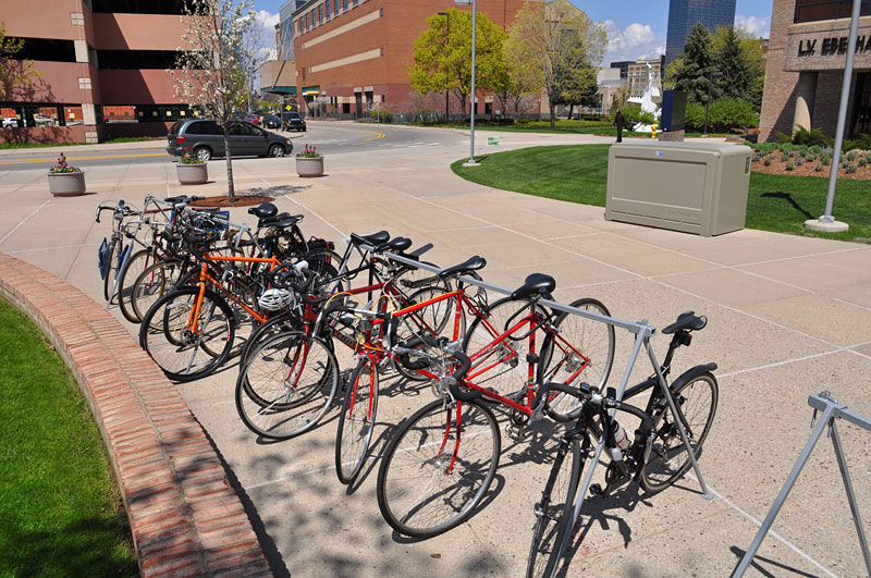 Floor-mounted bike rack - CHECK™ - CycleSafe - metal / commercial / for ...