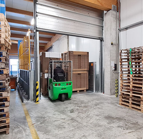 Heavy load freight elevator - C4 SCB/CCB - Green Park srl - commercial