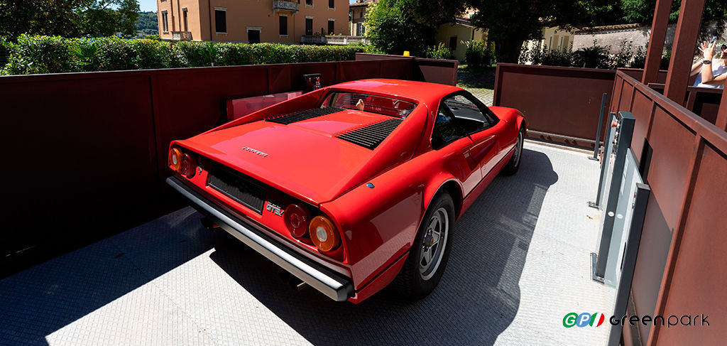 Hydraulic car lift - P1 SCB/CCB - Green Park srl - home / commercial ...