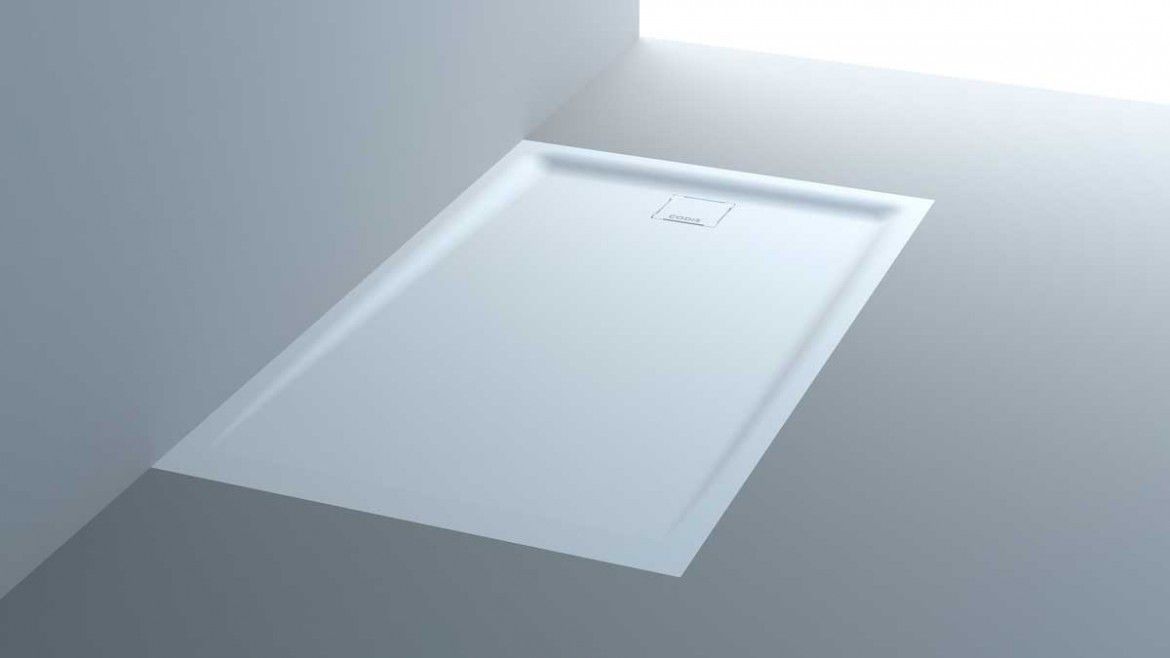 Rectangular shower tray - RAMPA - CODIS - acrylic / custom-made / non-slip