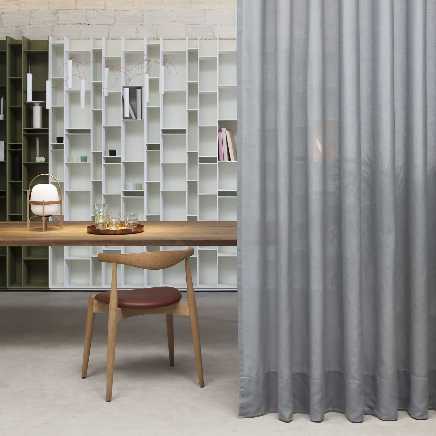 Curtain fabric - MEYER - Equipo DRT - plain / FR polyester / Trevira CS®