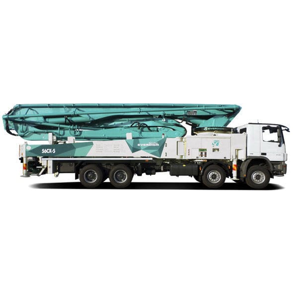 Mobile concrete pump - ECP56CX-5 - Everdigm Corp - truck-mounted