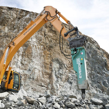 Hydraulic breaker - EHB70 - Everdigm Corp - for excavators