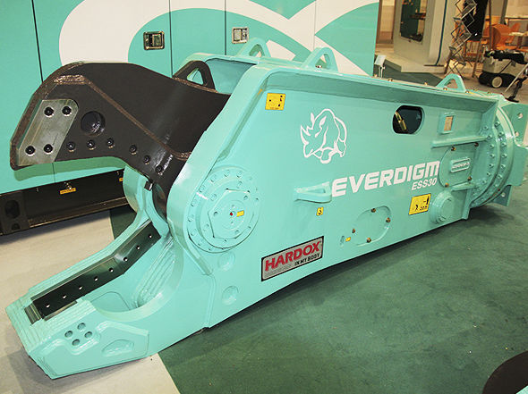 Hydraulic demolition grapple - ESS30 - Everdigm Corp - cutting