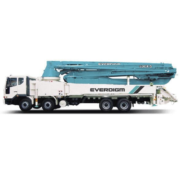 Mobile concrete pump - ECP53CX-5 - Everdigm Corp - truck-mounted
