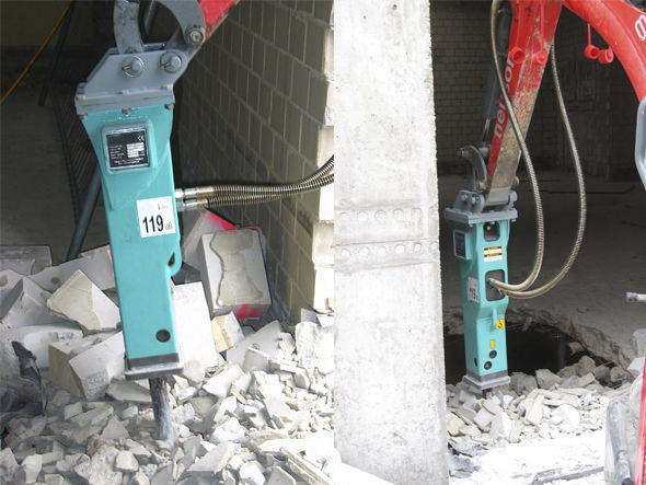 Hydraulic breaker - EHB01 - Everdigm Corp - for excavators