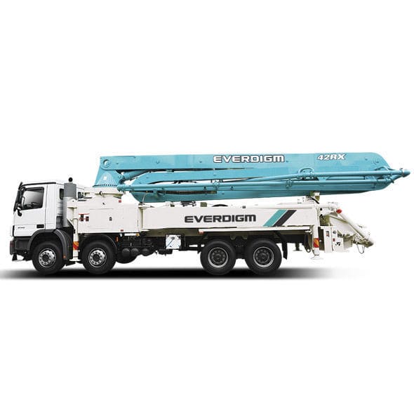 Mobile concrete pump - ECP40CX-5 - Everdigm Corp - truck-mounted