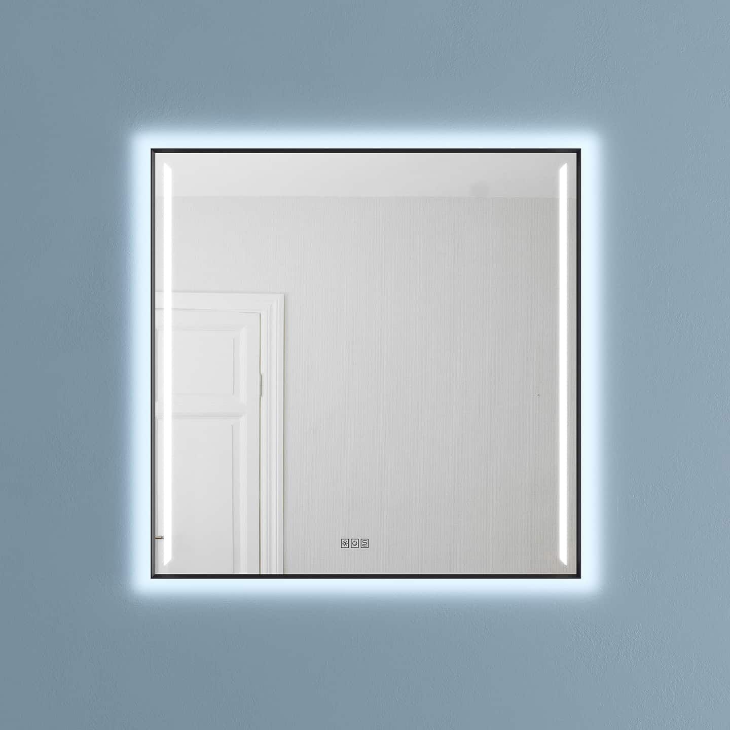 Wall-mounted bathroom mirror - CONFIDENCE - DECOTEC - contemporary ...