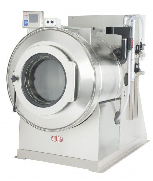 Front-loading washer-extractor - 42026V6Z - Milnor - floor-mounted ...
